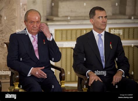Madrid Spagna Il 18 Giugno 2014 Il Principe Felipe Di Spagna Hanno