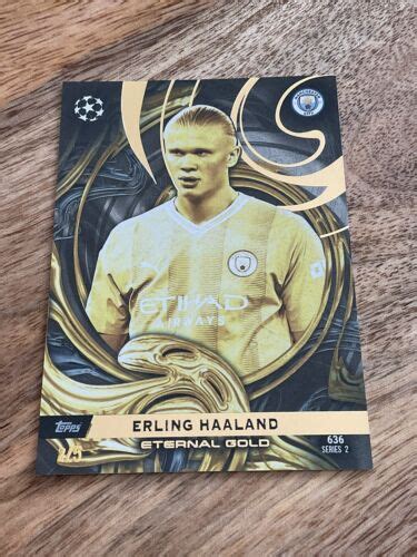 Topps Total Football Erling Haaland 5 Gold Card Topps Haaland SSP EBay