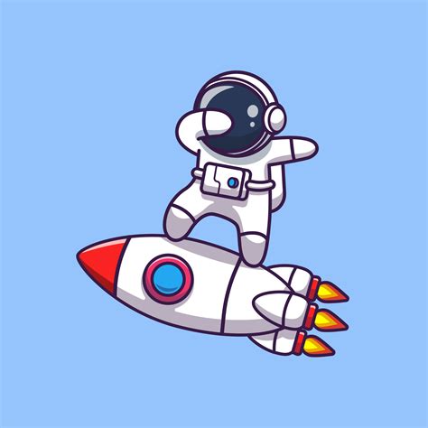 Astronaut Dab Svg