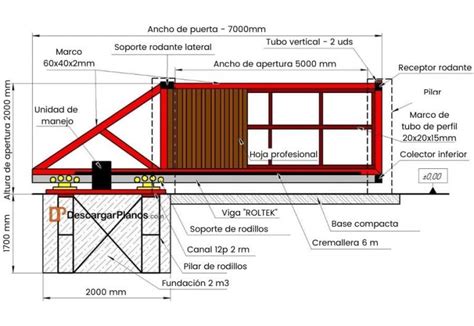 Planos De Portones Corredizos Y Levadizos PDF