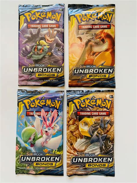 Cards Pokemon Tcg Sun Moon Unbroken Bonds Booster Box Trading