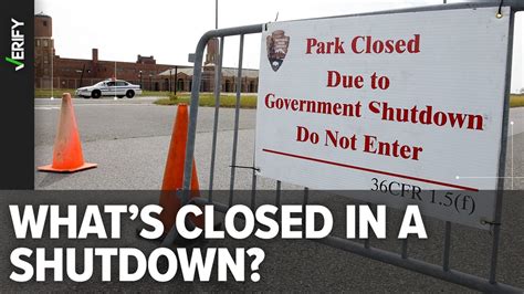 Government Shutdown 2023 Whats Open And Closed 9news