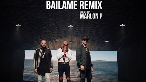 Nacho Yandel Bad Bunny Báilame Remix YouTube