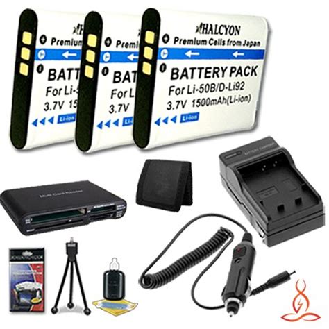 Buy Three Halcyon 1500 MAH Lithium Ion Replacement DLI92 Battery And