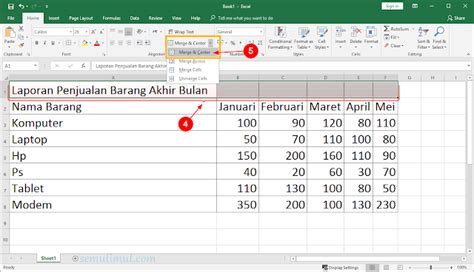 Cara Membuat Kop Tabel Di Excel Otomatis Membuat Excel Tabel Otomatis