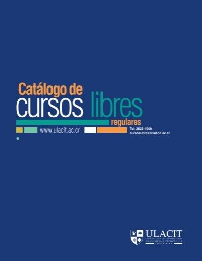 Ver catÃlogo de cursos libres Ulacit