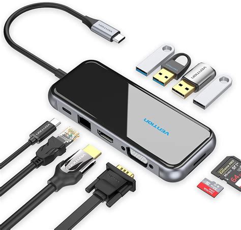 Vention USB C MULTI FUNCTIONAL 10 In 1 DOCKING STATION Buytec Stores