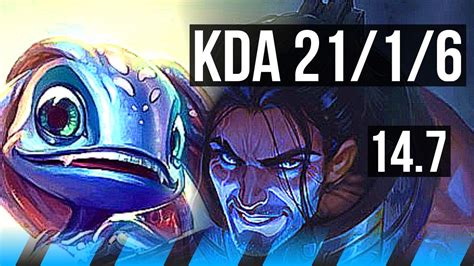 FIZZ Vs SYLAS MID 21 1 6 12 Solo Kills Legendary 40k DMG 300