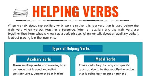 Helping Verbs Definition Types And Some Useful Examples 42 OFF