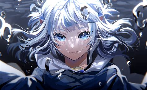 Anime Virtual Youtuber Gawr Gura Hololive Hd Wallpaper Peakpx