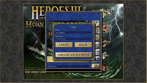 Online Lobby HD Mod Modyfikacje Heroes III Jaskinia Behemota