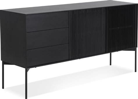 Alterego Design Opbergmeubel Conviv Van Zwart Hout Bol