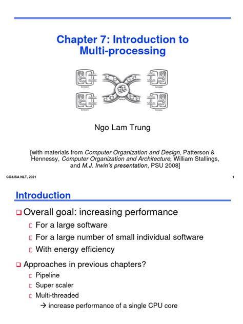ca chap7 multiprocessing pdf central processing unit multi core processor