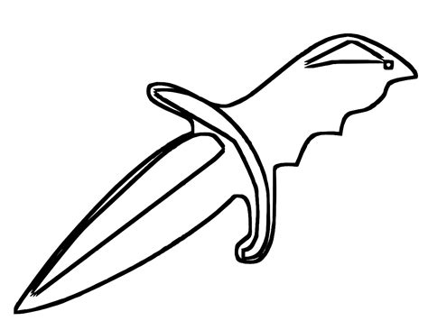 Desenho de Facão para colorir Tudodesenhos