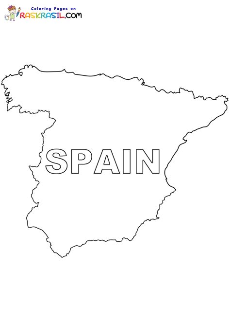 Dibujos de España para Colorear
