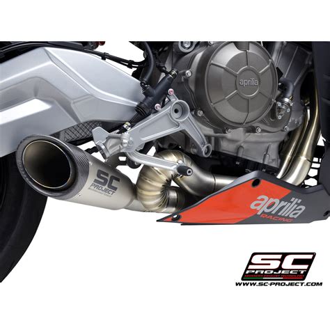 S Exhaust By Sc Project Aprilia Tuono Factory A Clt T