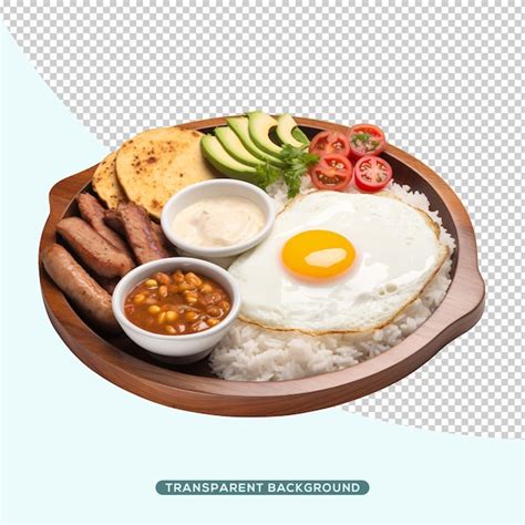 Bandeja Paisa Comida Colombiana PSD Premium