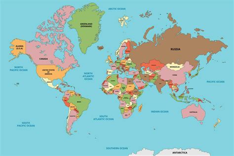 Top 999 World Map Images With Name Amazing Collection World Map