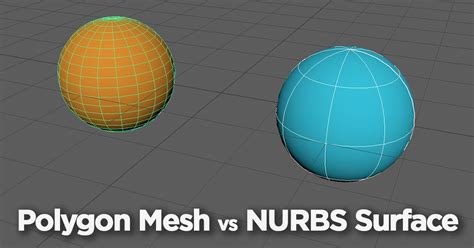 What Is Difference Between Polygon Mesh And Nurbs Surface In D Modeling