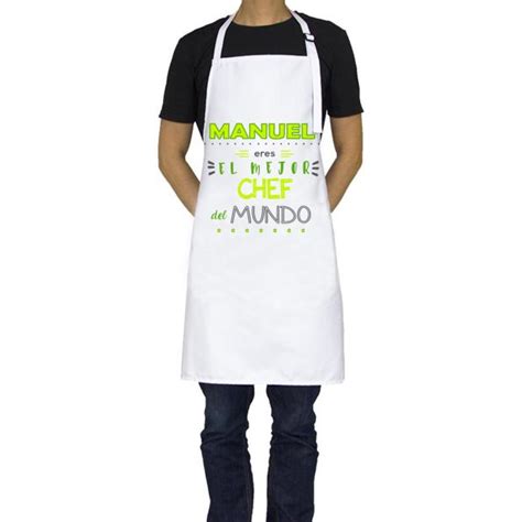 Delantal Personalizado Eres La Mejor Chef Del Mundo Kembilove