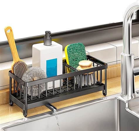 JYFKINN Rangement Cuisine Support Evier 304 Acier Inoxydable Porte