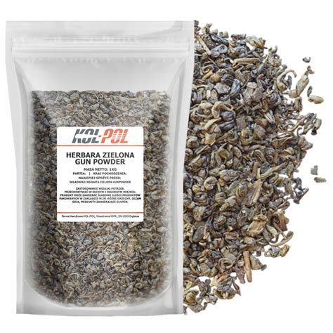 HERBATA ZIELONA GUNPOWDER 1kg Liściasta naturalna 11872078019 Allegro pl