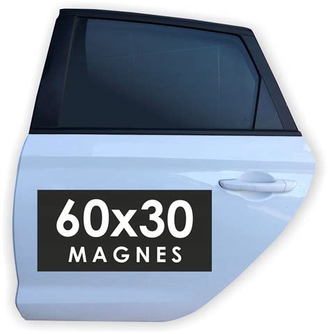REKLAMA MAGNETYCZNA magnes na samochód auto 60x30 reklama magnesowa