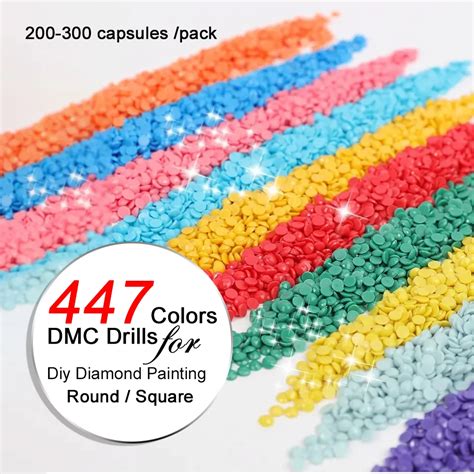 5D DIY Akcesoria Diamenciki Malowanie Kwadratowe I Okr G E 447 Kolory