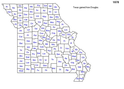 Missouri County Map Printable Printable Word Searches 46 OFF