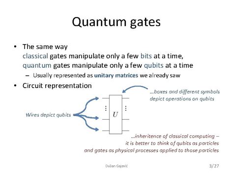 quantum computers gates circuits and programming quantum gates