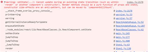 JumptoState Is Throwing Cannot Update During An Existing State