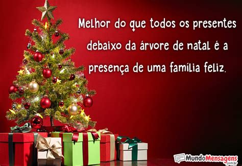 Família melhor presente de Natal Mundo Mensagens