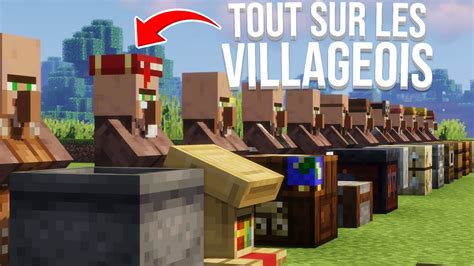 TOUT SAVOIR SUR LES VILLAGEOIS Minecraft Astuces YouTube