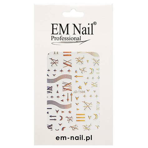 Naklejki Na Paznokcie Nail Art Naklejki EM Nail Professional Nail