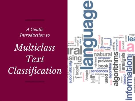 a gentle introduction to multi class text classification cypsi lab iic