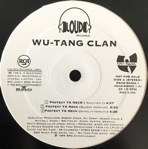 Wu Tang Clan Protect Ya Neck Tearz 1995 Vinyl Discogs