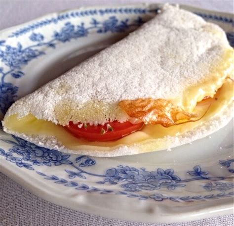 Tapioca Sabor Pizza Queijo Tomate E Or Gano Receitas Tapioca