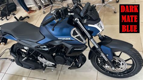 New Launch Yamaha FZS V4 Dark Matt Blue Details Review Price