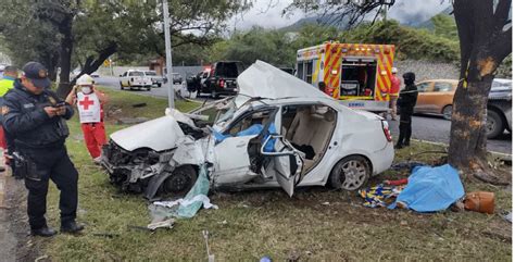 MX Accidente de tránsito en la Carretera Nacional de Nuevo León en