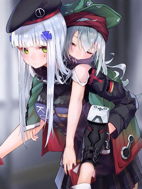 Hk416 And G11 Girls Frontline Drawn By Pot Palm Danbooru