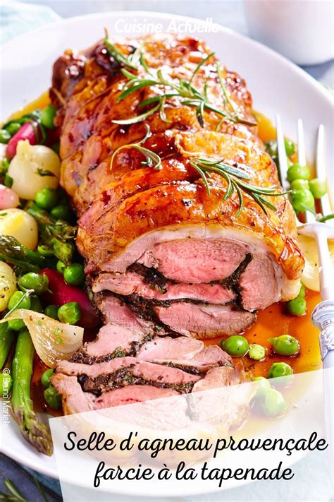 Selle d agneau provençale farcie à la tapenade Recette Tapenade