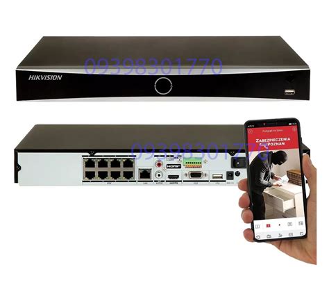 Hikvision AcuSense DS 7608NXI K2 8P 8 Channel 12MP NVR 8 Ch PoE 1U K