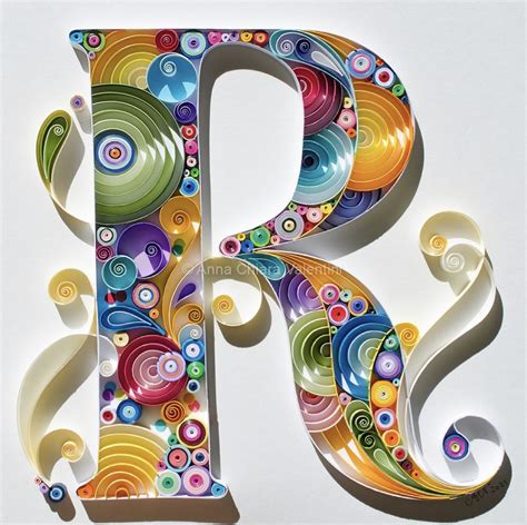 Examples Of Creative Paper Typography Art By Anna Chiara Valentini