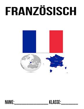 Französisch Deckblatt zum Ausdrucken Deckblaetter eu
