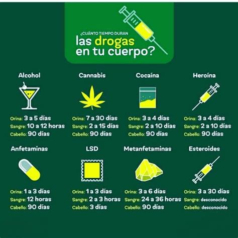Electricista Enviar Triatleta Que Tiempo Duran Las Drogas En El