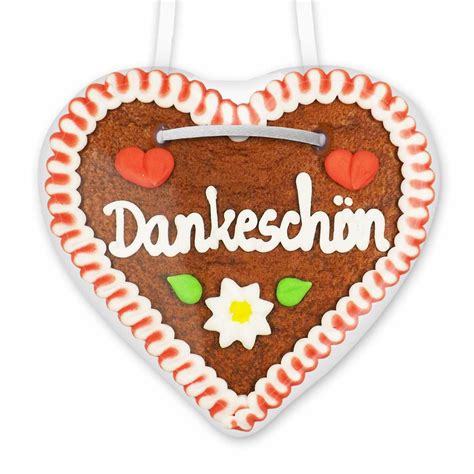 Lebkuchenherz 12cm Dankeschön günstig bestellen