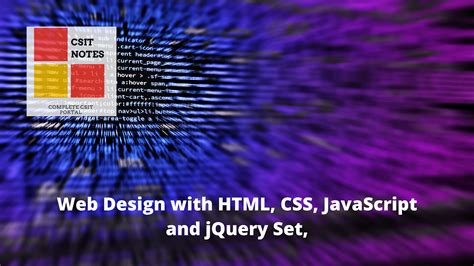 csit 5th sem text book web design with html css javascript and jquery set jon duckett john