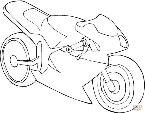 Disegno Di Moto Da Strada Da Colorare Disegni Da Colorare E Stampare