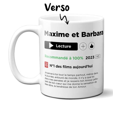 Pack Cadeaux pour Passionné de Cinéma Plaid Mug