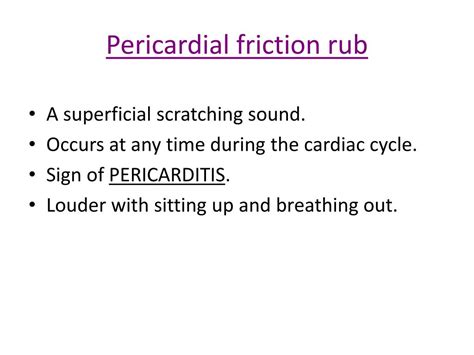 Ppt Examination Of Cvs Auscultation Heart Sounds Powerpoint